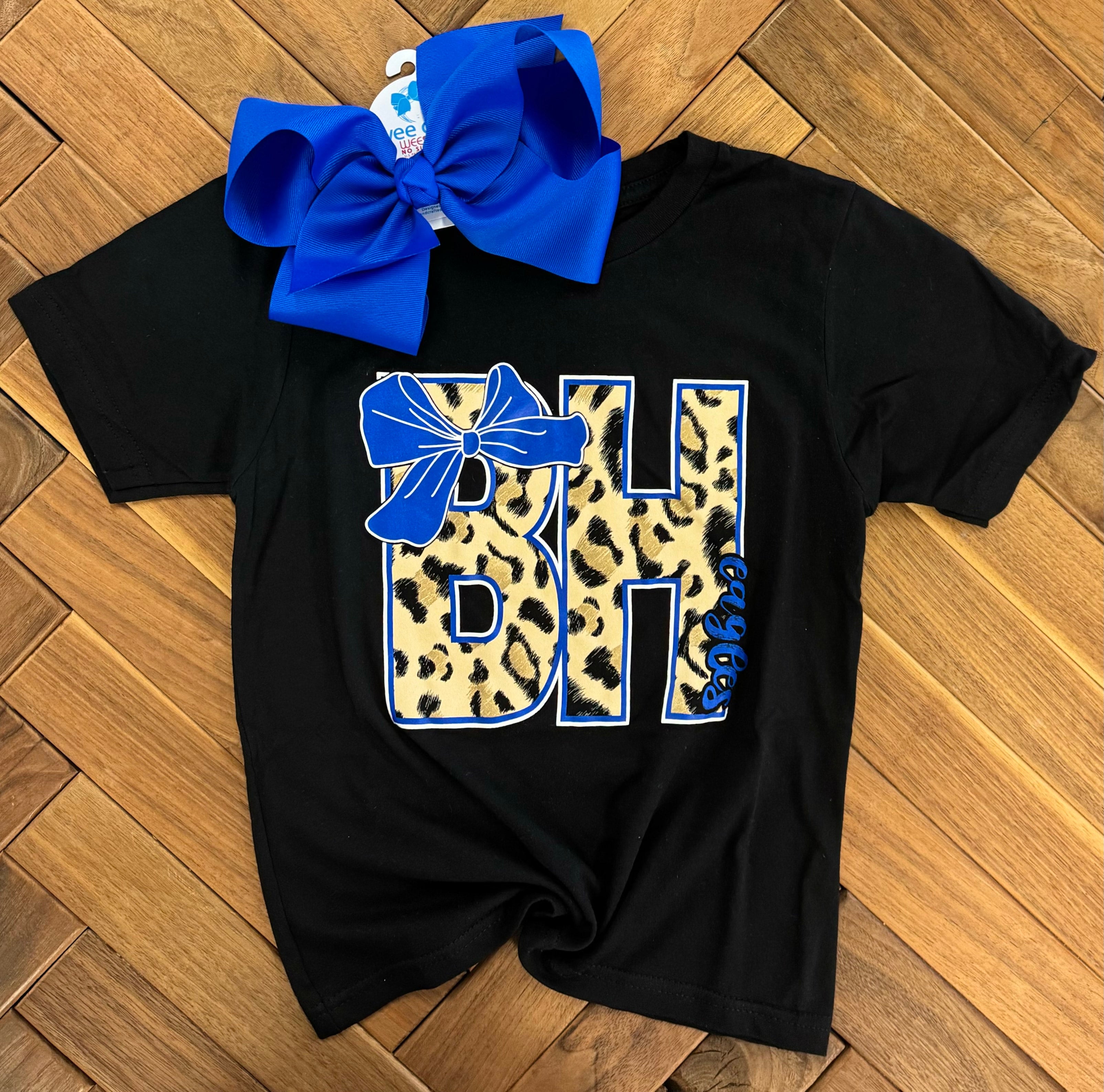 BH Bow Leopard Tee | Dimples & Dirt Boutique